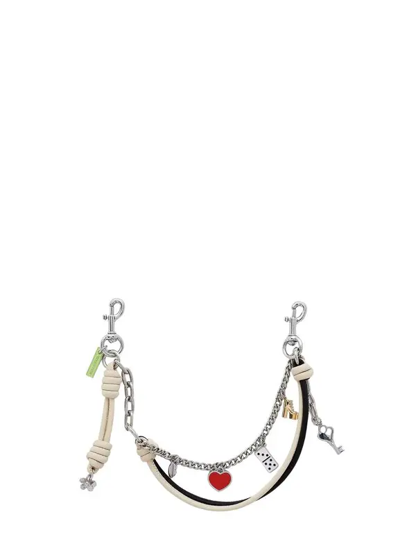 Marc Jacobs Mini Icon Charm Keychain - Black