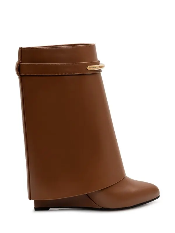 Givenchy Shark Pinch Mini Ankle Boots - Tan