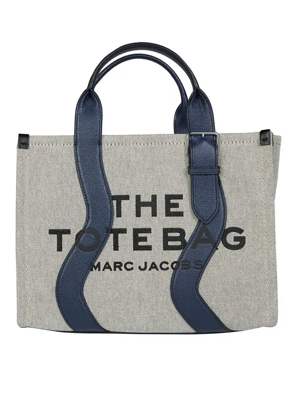 Marc Jacobs Wavy Canvas Medium Tote Bag