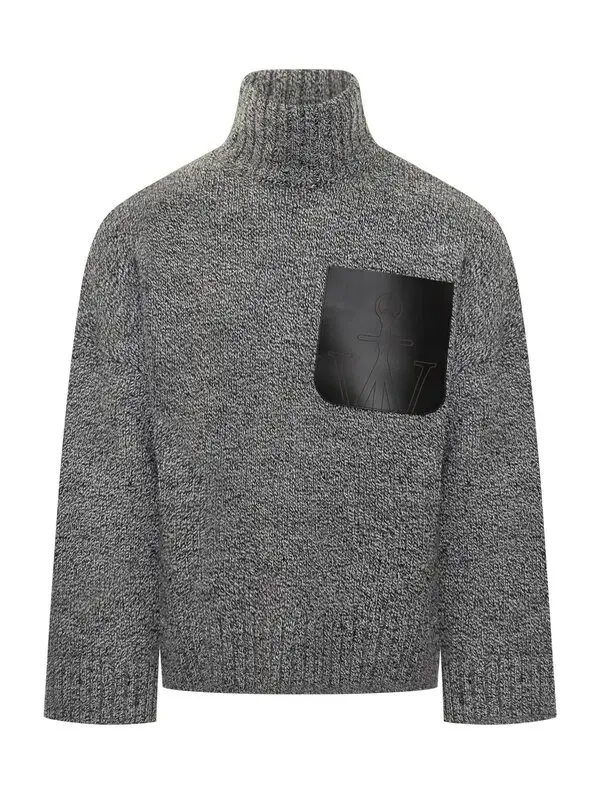 JW Anderson High Neck Pullover With Pocket