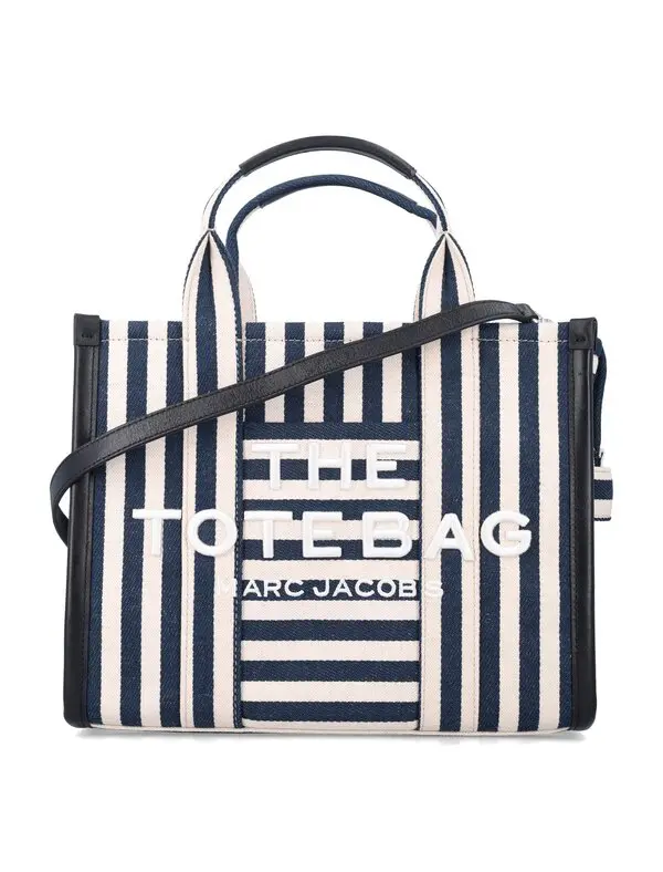 Marc Jacobs Medium Structured Canvas Tote Handbag - Multicolour