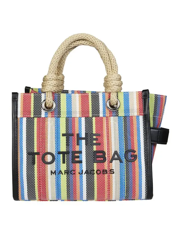 Marc Jacobs Stripe Mesh Rope Small Tote Bag