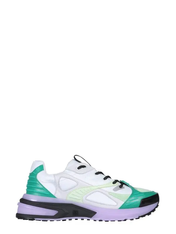 Givenchy Panelled Leather Sneakers - Multicolour