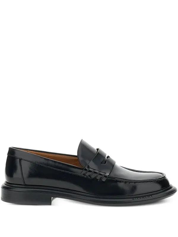 Givenchy Signature Embossed Flat Loafers - Black