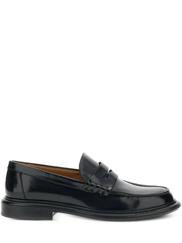 Givenchy Signature Embossed Flat Loafers - Black