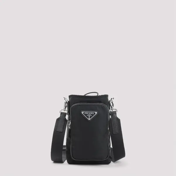 Prada Recycled Polyamide Phone Holster - Black