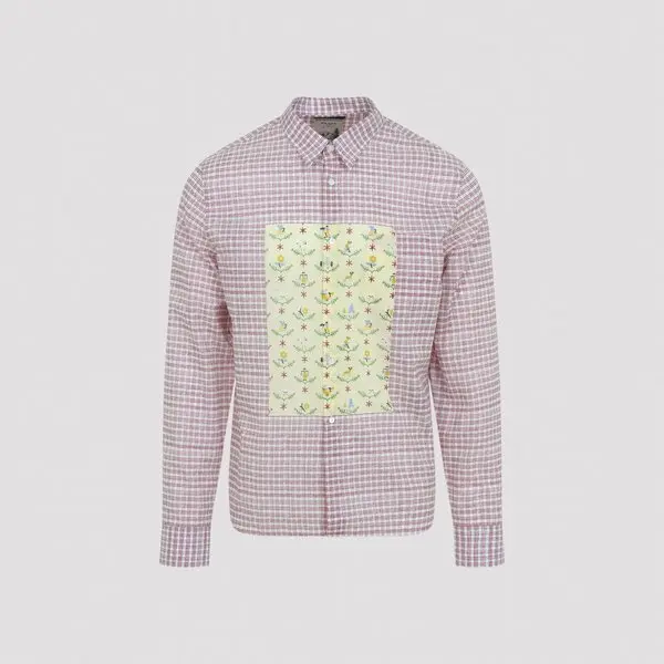 Prada Printed Cotton Shirt - Red