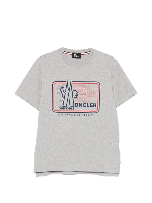 Moncler Mini Short Sleeve T-shirt - Lightgrey