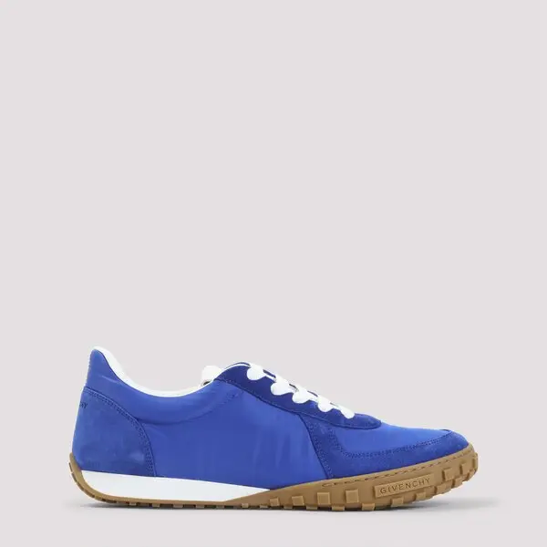 Givenchy Glide Sneakers In Nylon And Suede - Blue