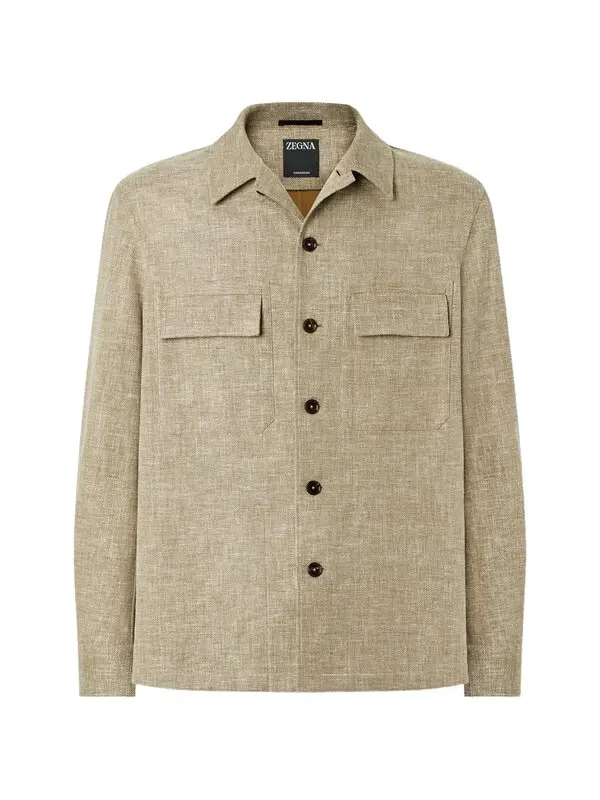 Zegna Sophisticated Reguther Fit Button-up Shirt - Green