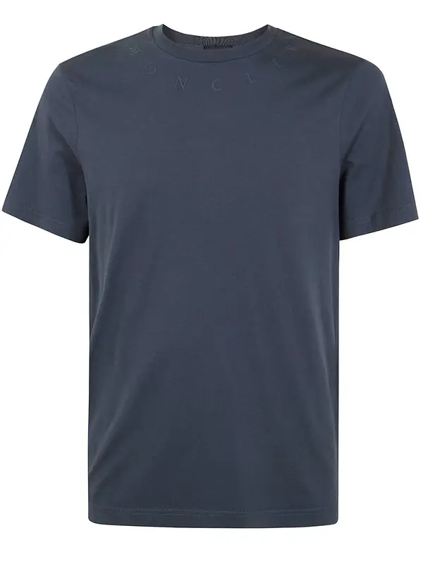 Moncler Classic Cotton Short Sleeve T-shirt - Grey