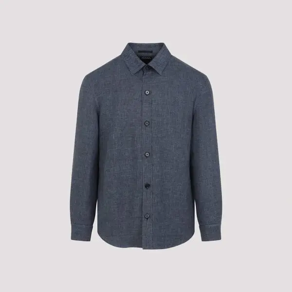 Zegna Cashmere, Linen And Silk Overshirt