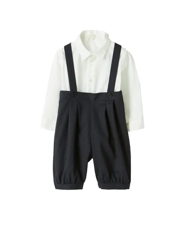 IL GUFO Two-piece Suit With Suspenders