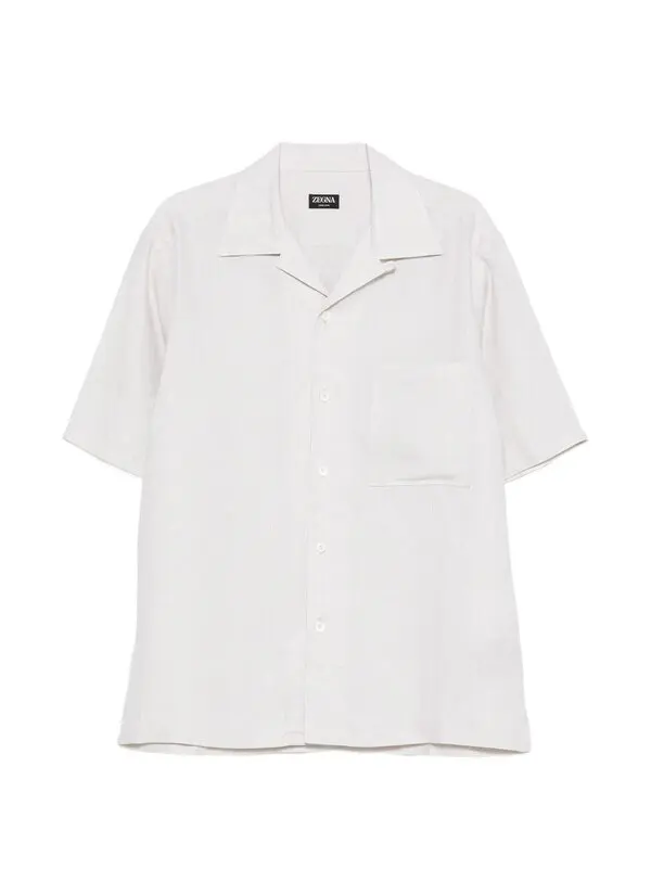 Zegna Cuban Collar Button-up Shirt