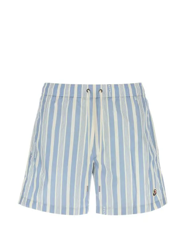 Moncler Striped Swim Shorts - Darkblue