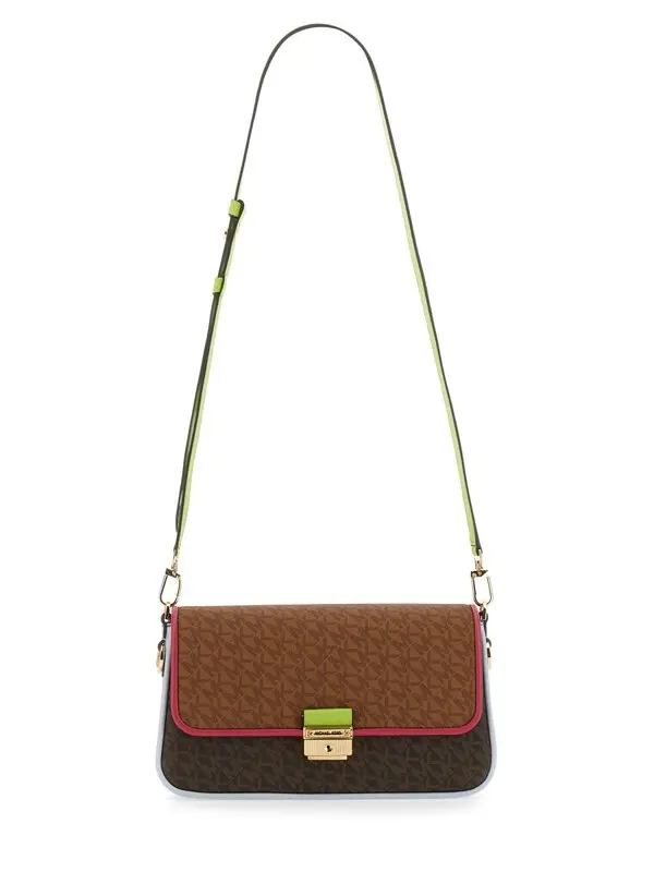 Michael Kors Logo Print Shoulder Bag With Adjustable Strap