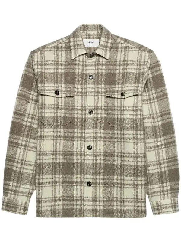 AMI Paris Checked Shirt