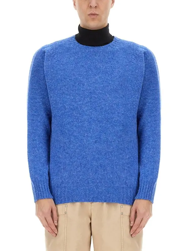Howlin' Fine Wool Crew Neck Pullover - Azure