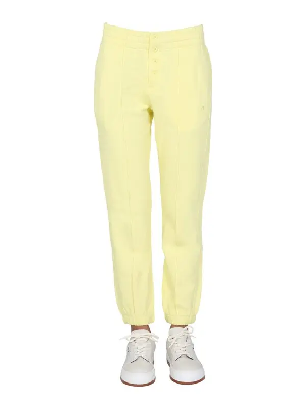 Helmut Lang Jogging Pants With Button Detailing