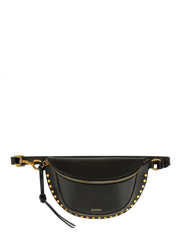 Isabel Marant Étoile Studded Leather Belt Bag - Black