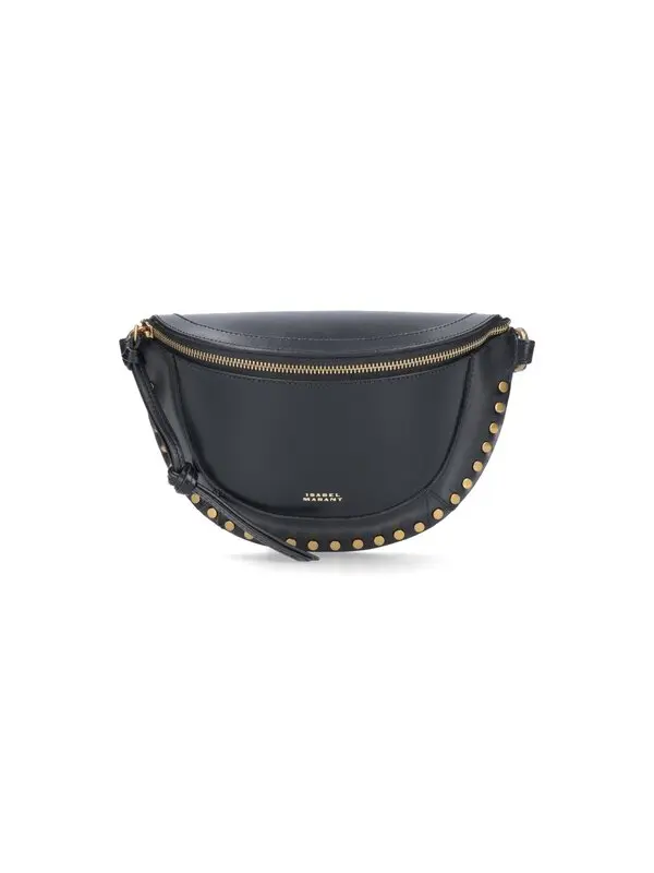 Isabel Marant Étoile Studded Leather Belt Bag - Black