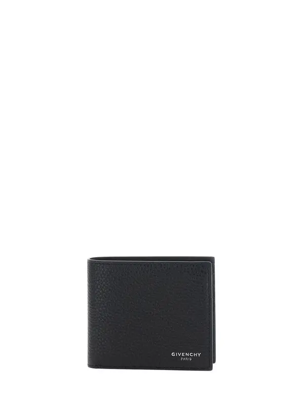 Givenchy Wallet In Grained Leather - Black