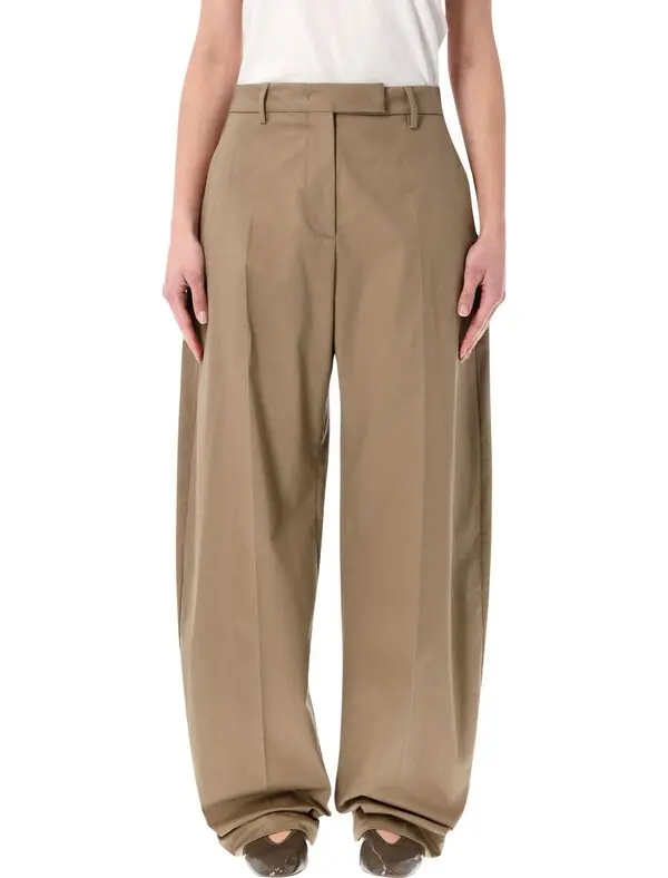 THE LATEST Tailored Trousers - Brandy