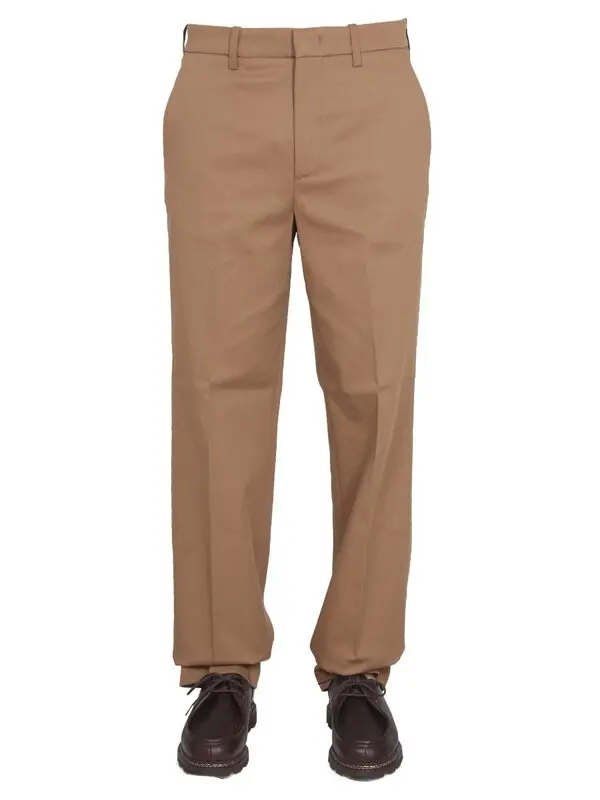 DEPARTMENT 5 Cotton-blend Straight-leg Trousers - Beige
