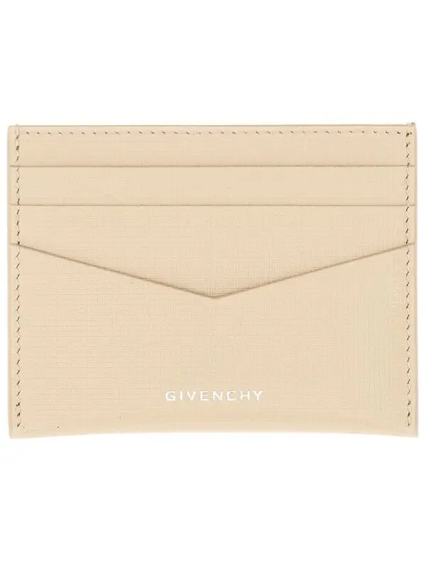 Givenchy Classic 4g Leather Wallet For - Beige