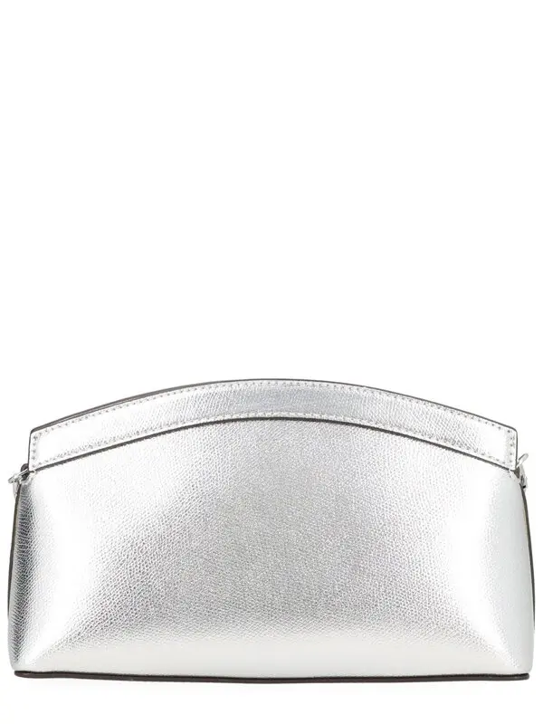 Michael Kors Mini Leather Shoulder Bag - Silver