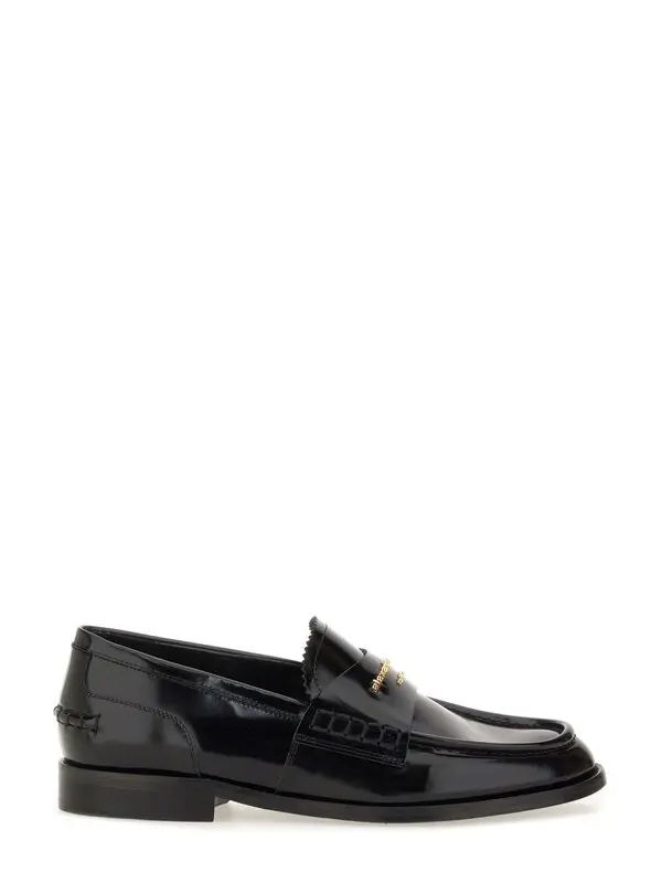 Alexander Wang Carter Logo Leather Loafer