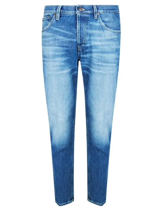 DONDUP Brighton Carrot Fit Five-pocket Jeans - Blu