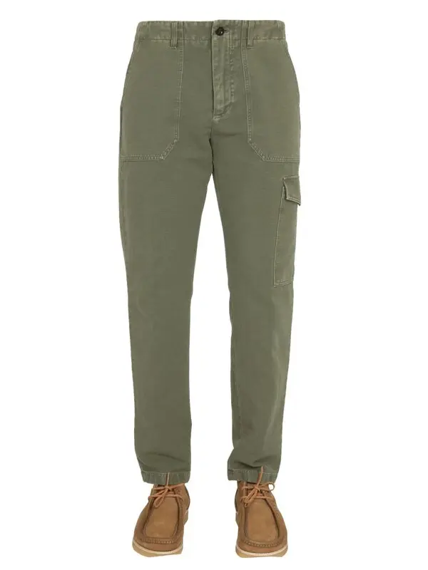 DEPARTMENT 5 Classic Cotton Blend Trousers - Green
