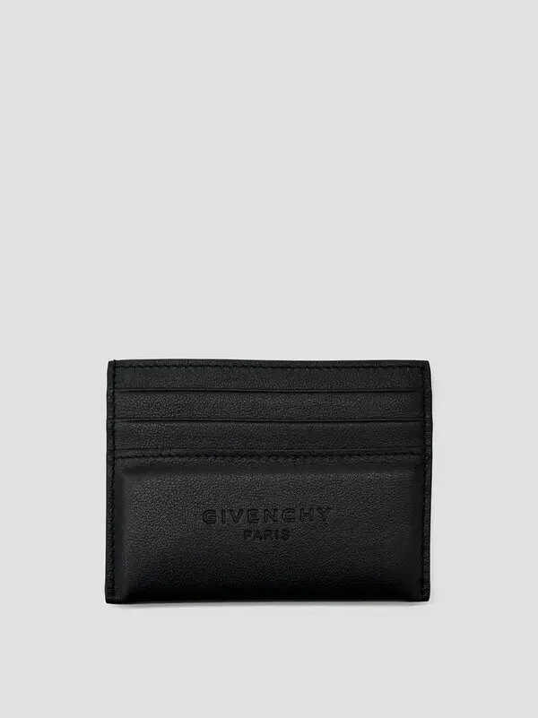 Givenchy Leather Card Holder - Black