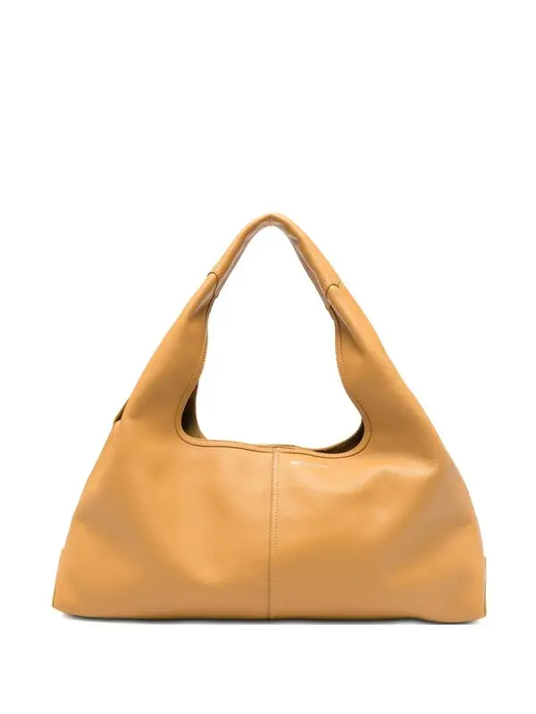 AMI Paris Etienne Shoulder Bag In Supple Leather - Miel