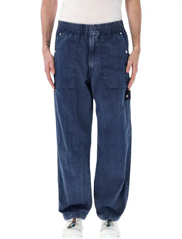 Stone Island Dynamic Lightweight Fatigue Trousers - Blue