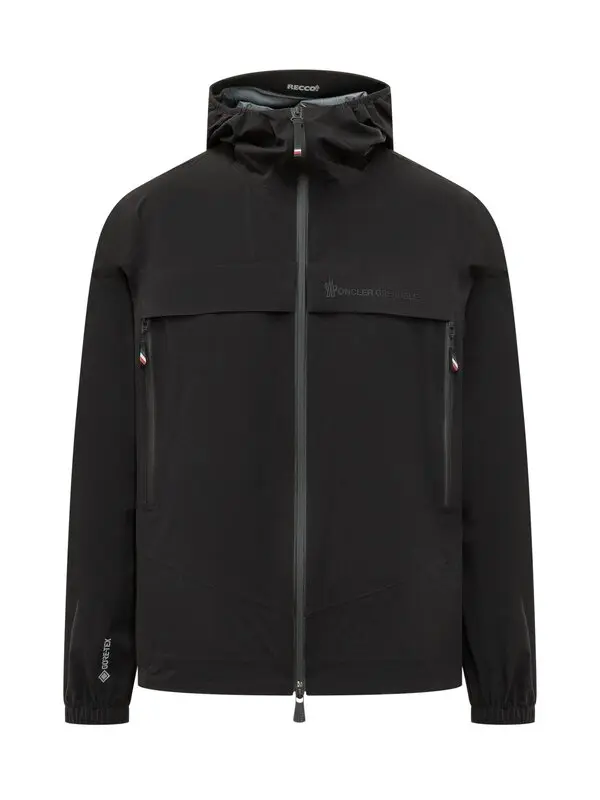 Moncler Lightweight Spring Jacket With Hood And Zipper