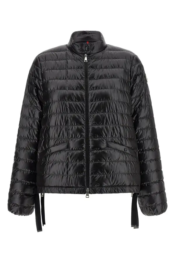 Moncler Longline Weather-resistant Coat - Black