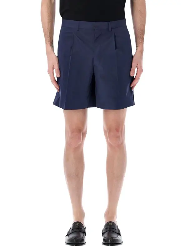 Prada Cotton Bermudas - Blue