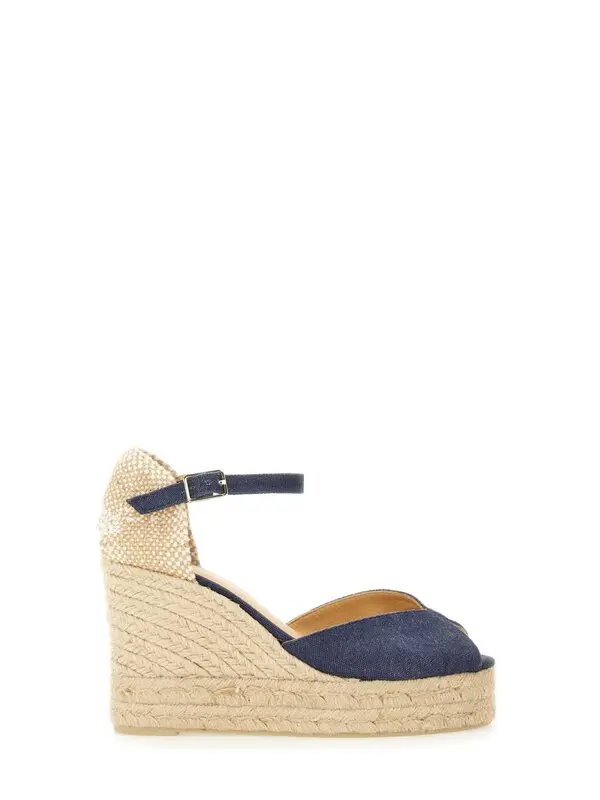 CastaÑer Espadrille Wedge Sandals - Blue