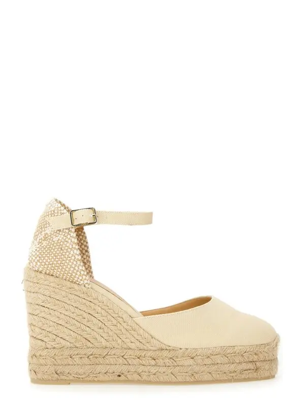 CastaÑer Espadrille Wedge Sandals - Ivory