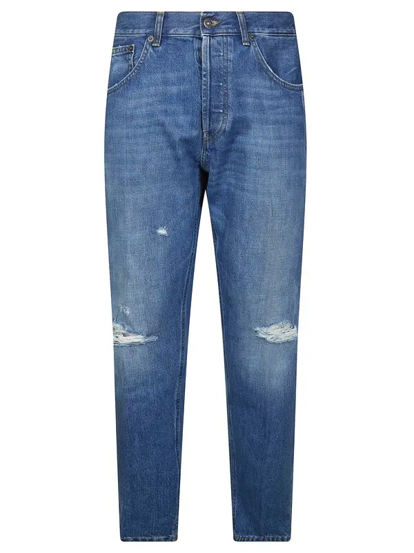 DONDUP Carrot Slim Fit Jeans Ss26 - Blu