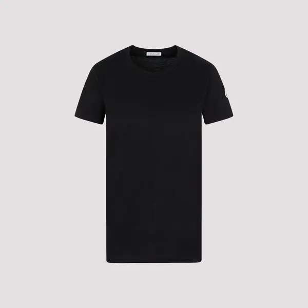 Moncler Logo Patch Cotton Jersey T-shirt