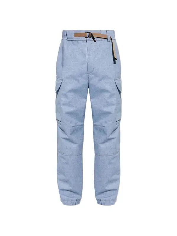 Moncler Medium Blue Cotton Trousers