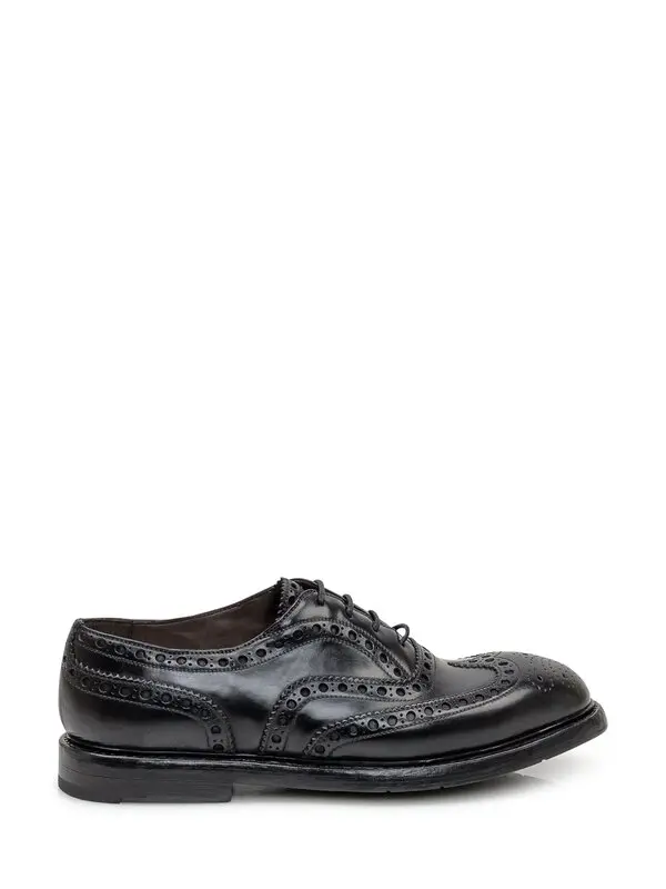 Premiata Classic Brogue Lace-ups - Black