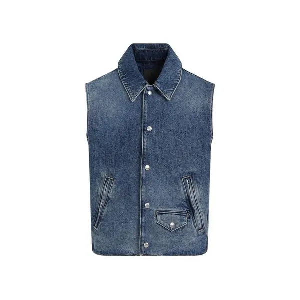 Givenchy Sleeveless Vest With Embroidered Logo