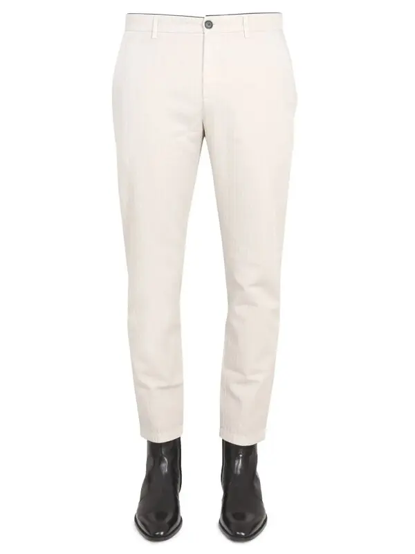 DEPARTMENT 5 Stylish Pants With Logo Patch