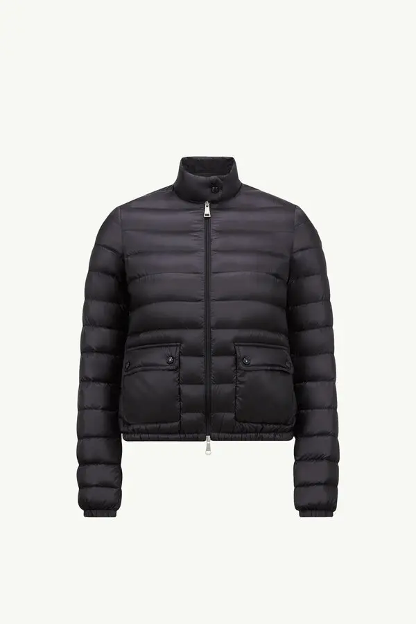 Moncler Slim Fit Quilted Down Coat - Black