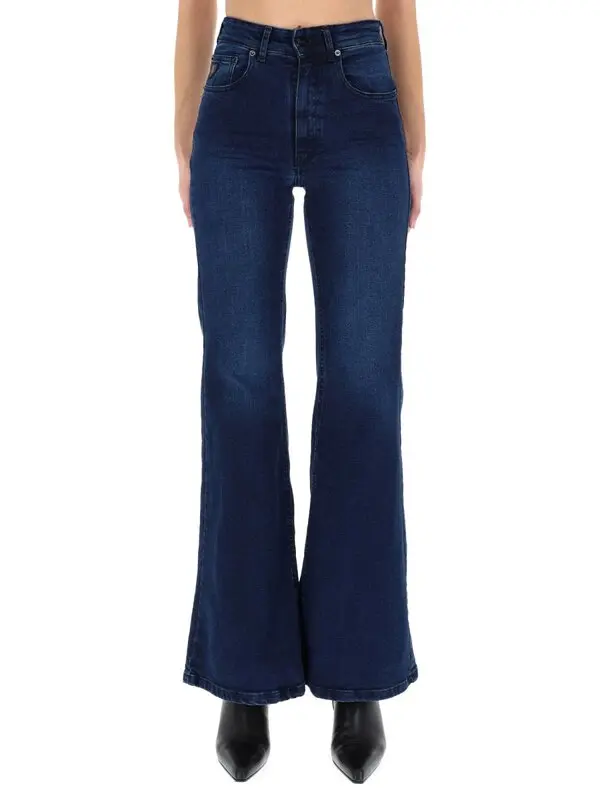 LOIS Contemporary High-waisted Flare Jeans - Black