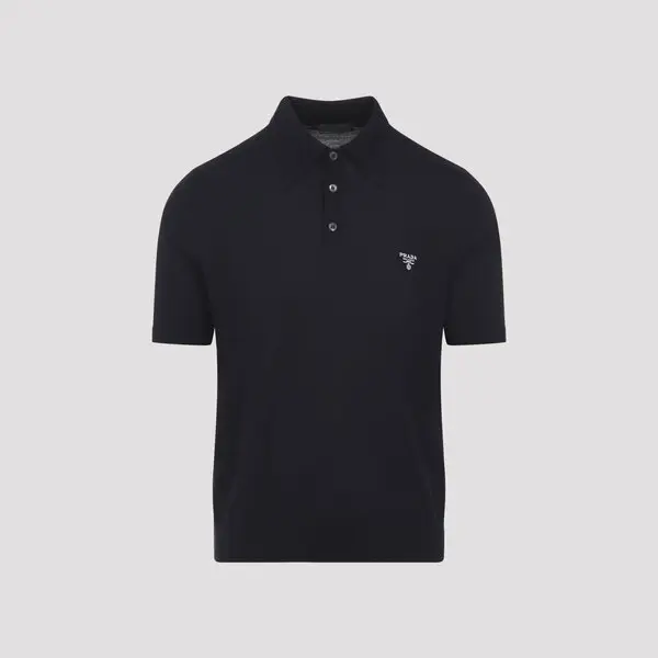 Prada Superfine Wool Polo Shirt